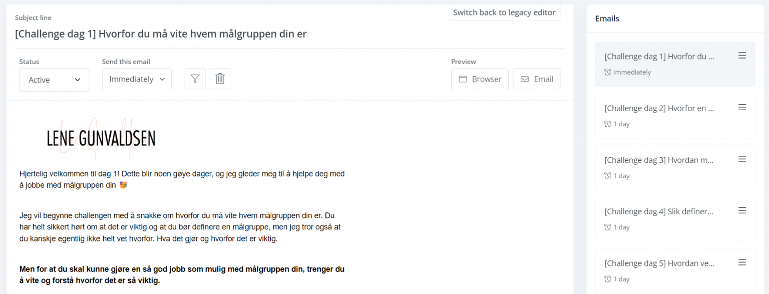 Hvordan du kan gjøre om fra live til evergreen challenge