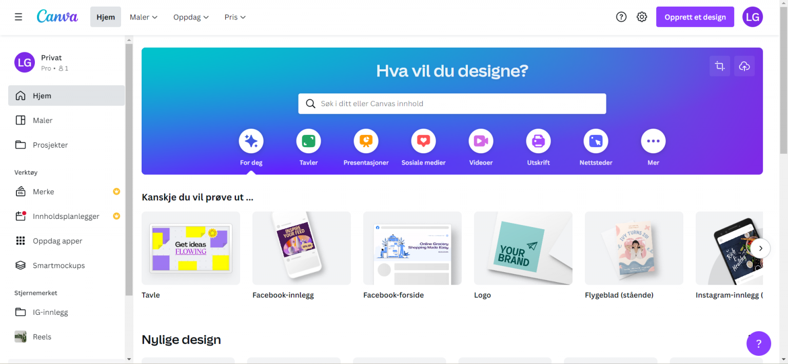 4 grunner til at du bør bruke Canva til design i businessen din